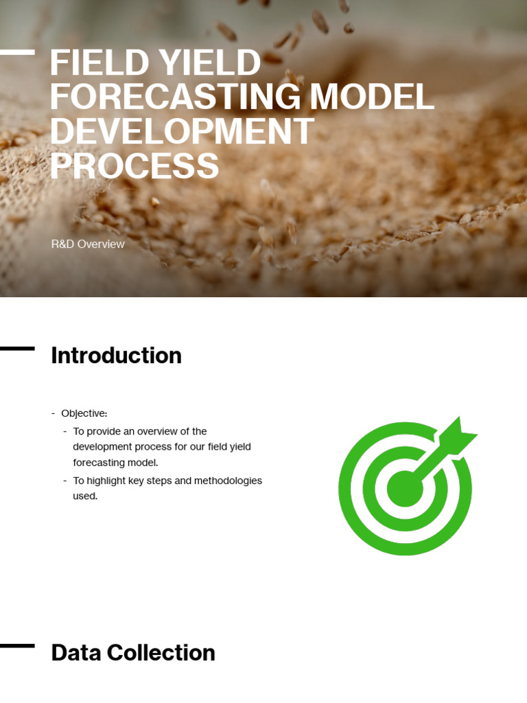 FIELD YIELD FORECASTING MODEL DEVELOPMENT PROCESS | PDF