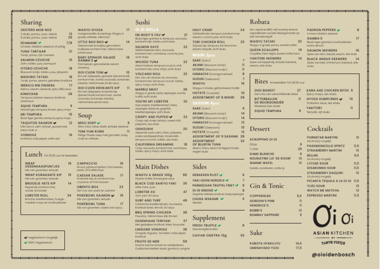 Menukaart Oi Oi Juli2024 1 | PDF