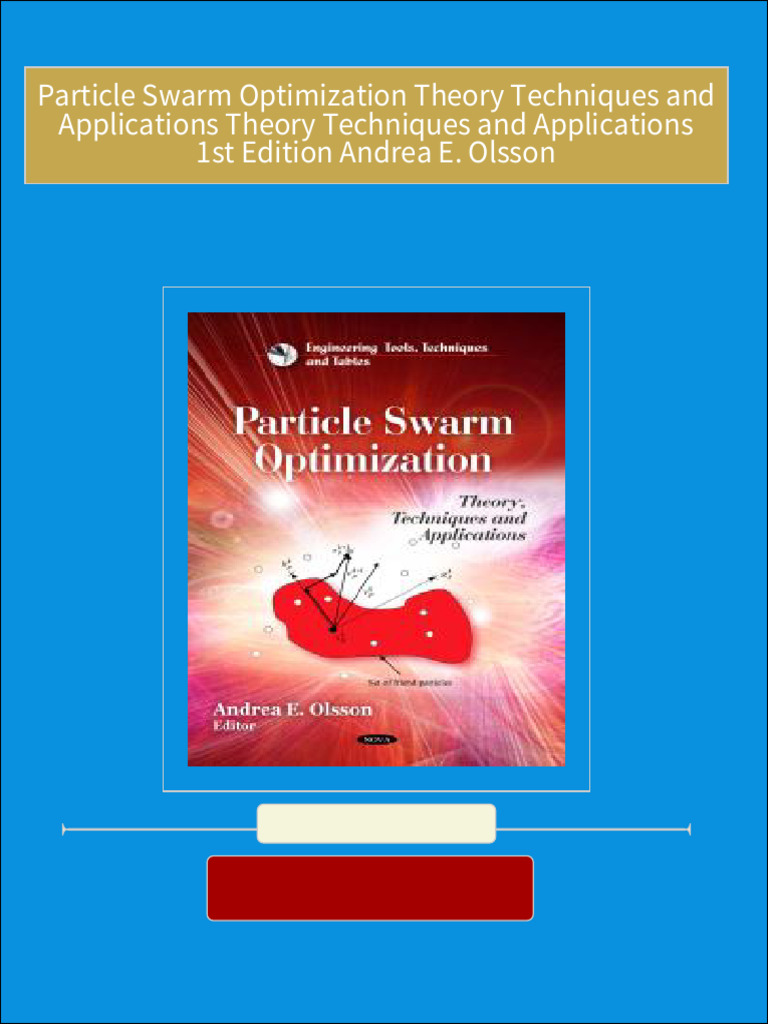 Instant Access to Particle Swarm Optimization Theory Techniques and Applications Theory ...