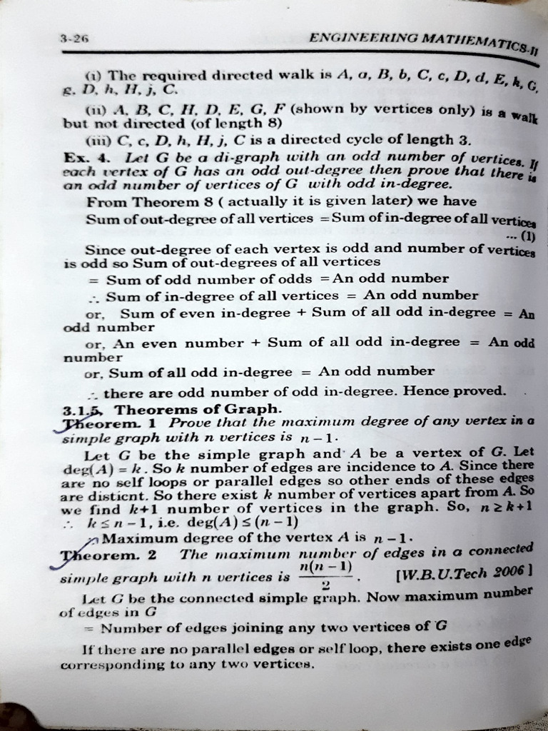 Graph, Di-Graph & Its Fundamentals (Part 2) | PDF | Vertex (Graph ...