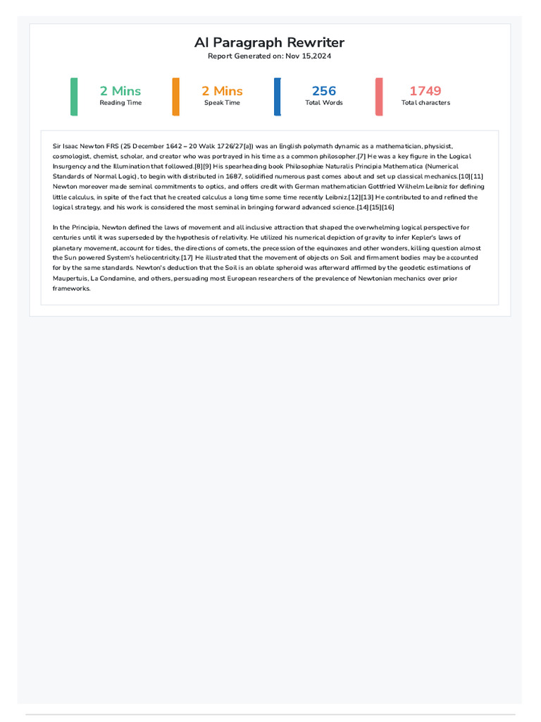 Information On Sir Issac Newton | PDF