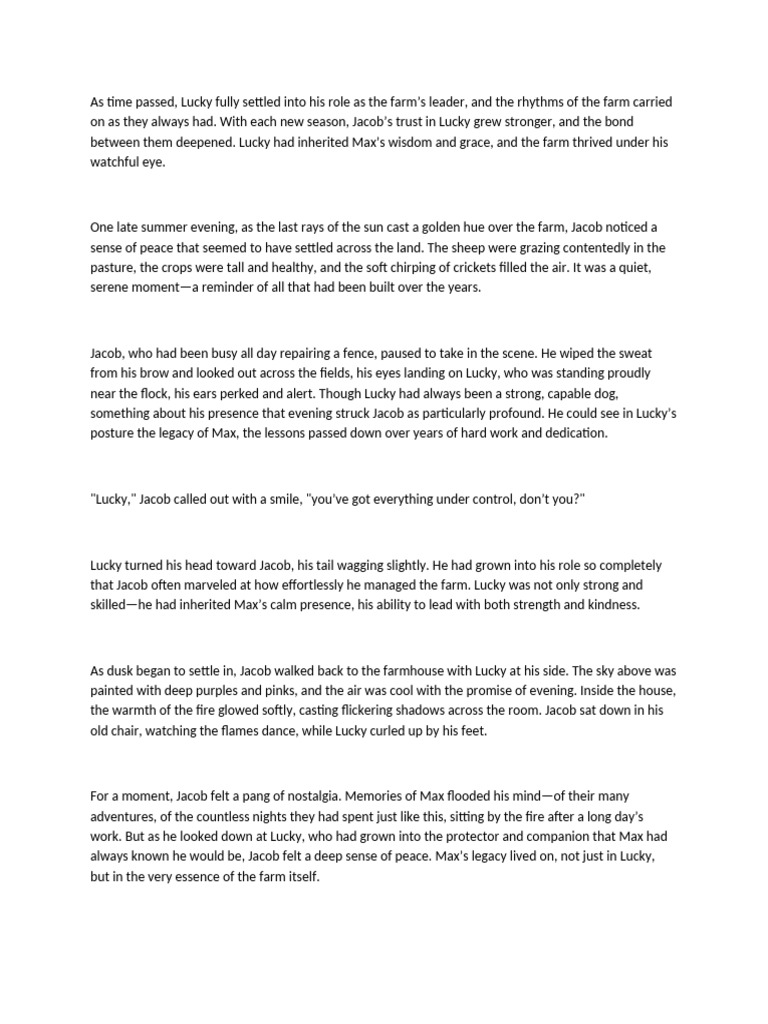 Dog Story Part 8 | PDF | Sheep