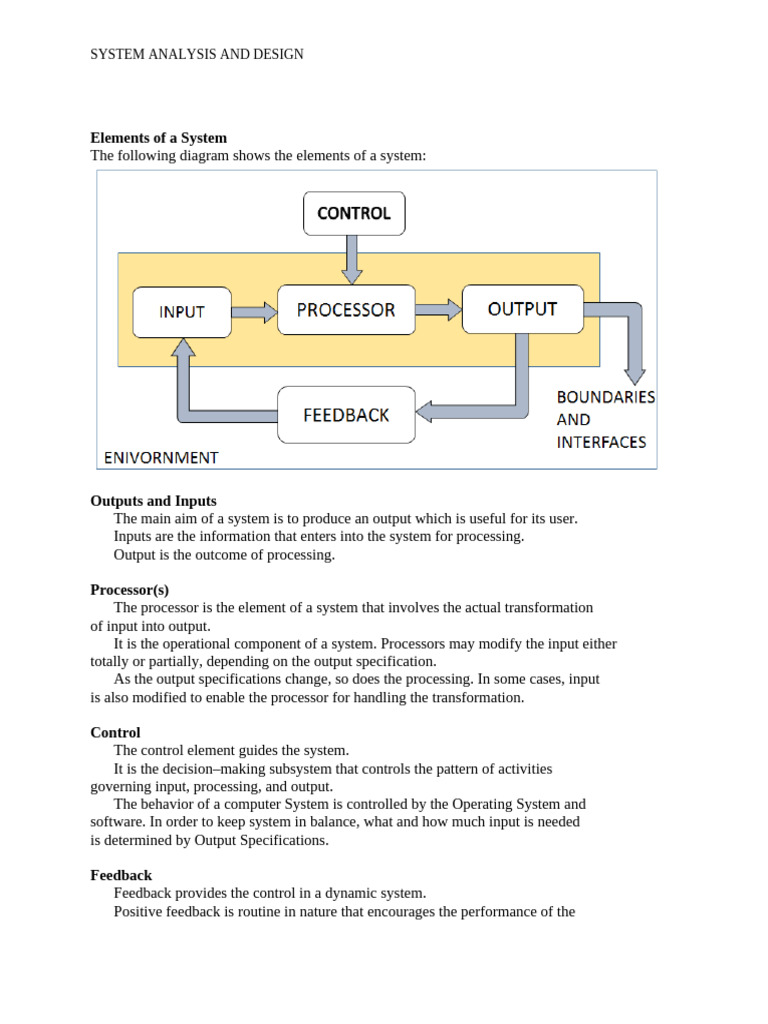 SAD notes copyu | PDF | System | Feasibility Study