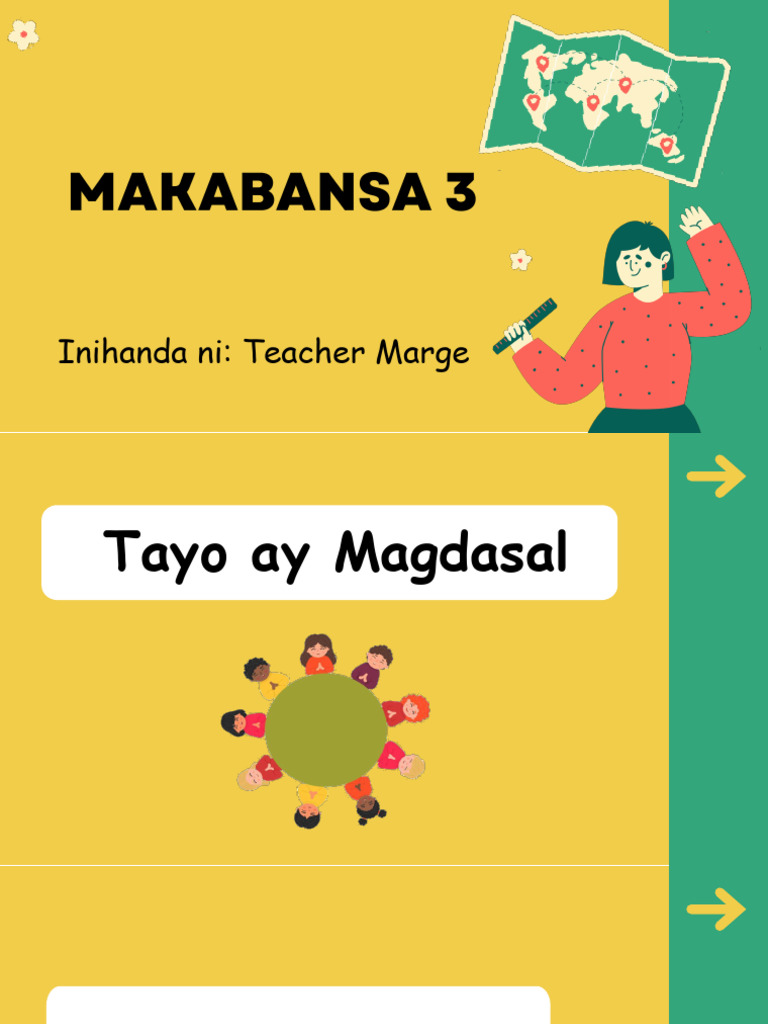 Makabansa 3 Lesson 3 Lokasyon at Direksyon | PDF