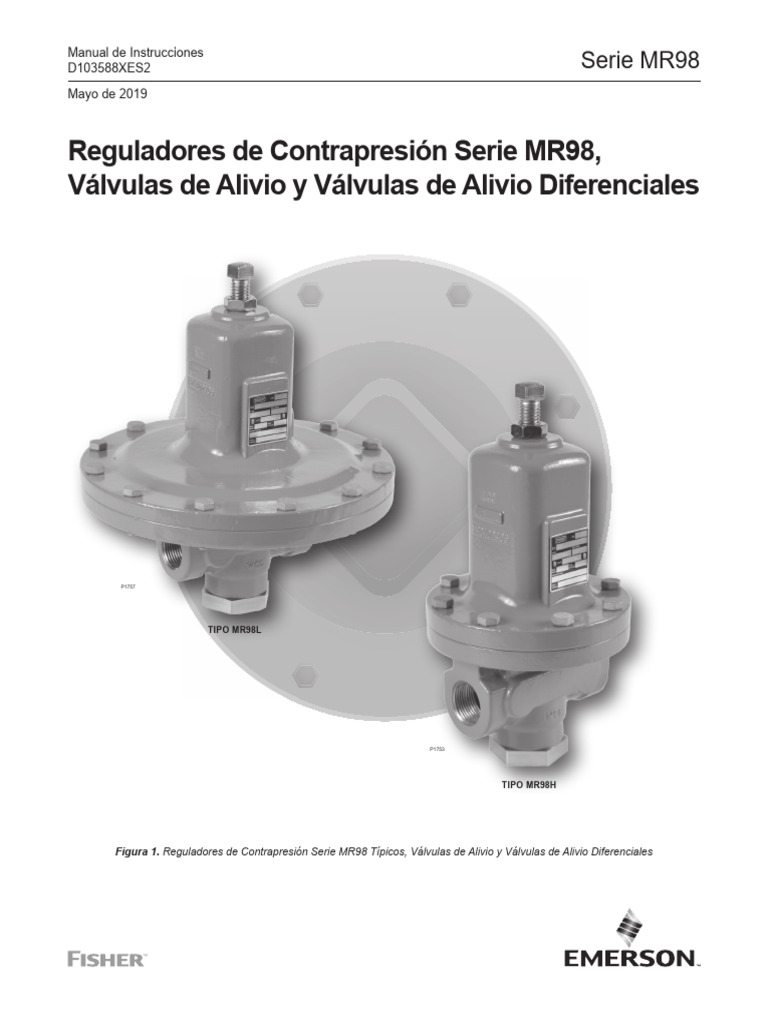 Manuals Mr98 Series Instruction Manual Fisher Es Es 6001992 | PDF ...