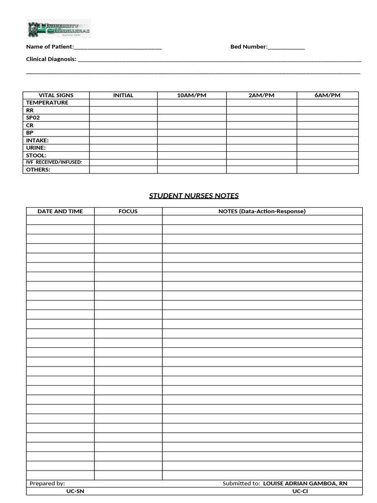 Student Nurses Notes 1 | PDF