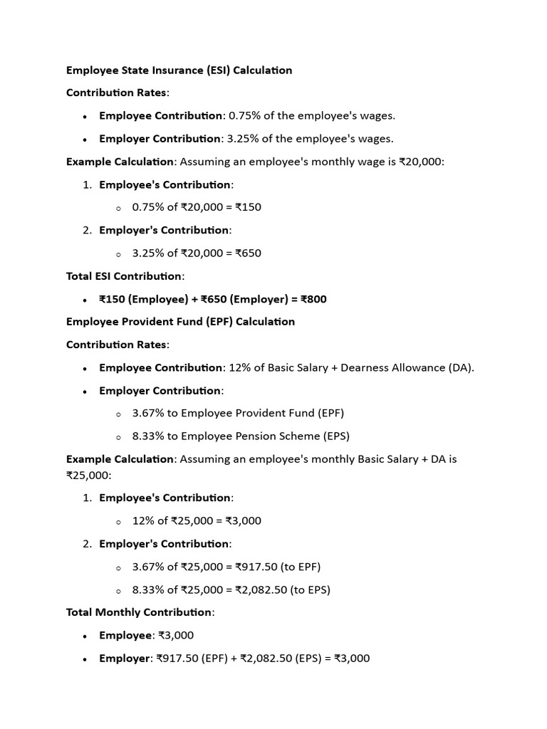 Employee State Insurance | PDF