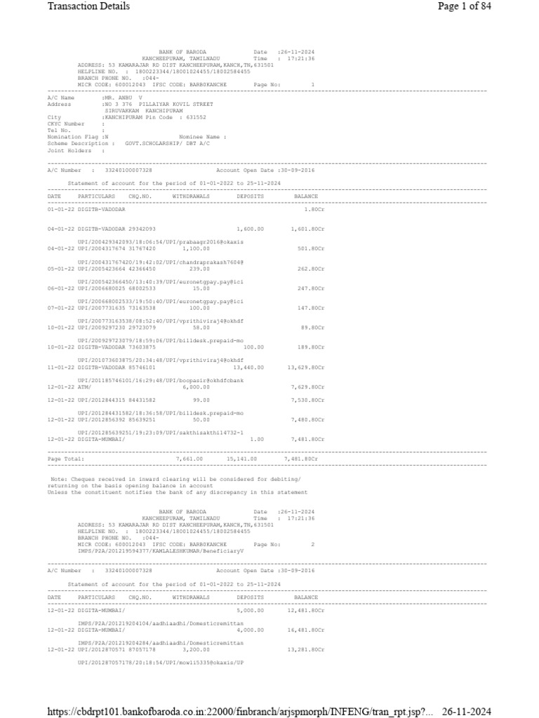 7328 | PDF | Banks | Cheque