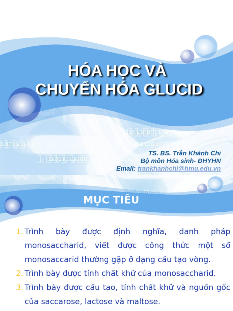 CHUYỂN HÓA GLUCID-module | PDF
