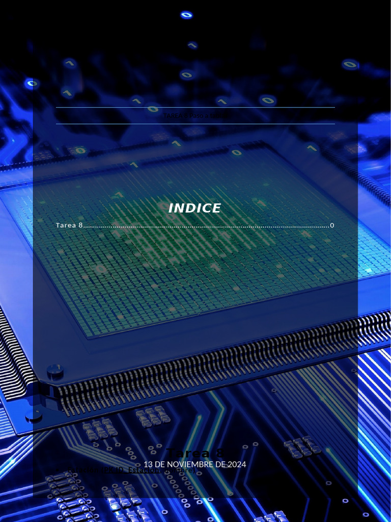 Tarea 8 Paso A Tablas | PDF