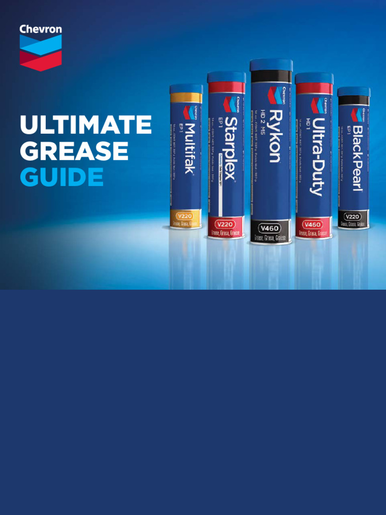 Chevron Grease Portfolio Brochure | PDF | Bearing (Mechanical)