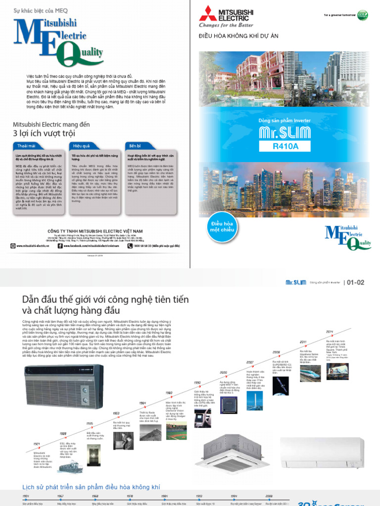 MrSLIM-R410A-2019-Cooling only-inverter | PDF