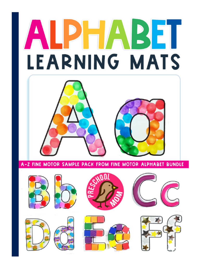 Alphabet Learning Mats Pack | PDF