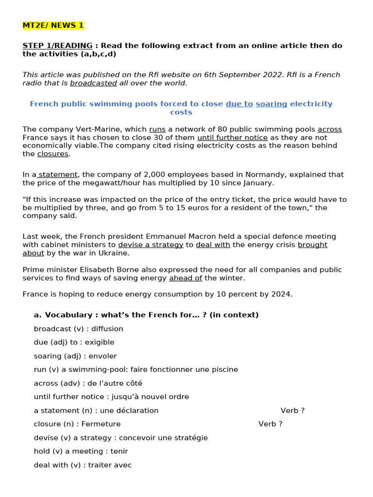 DOC 2 MT2E NEWS 1 | PDF