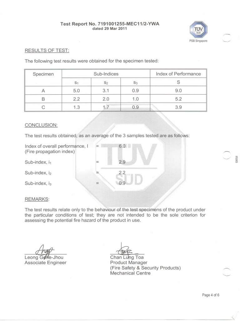 TUV 4 - Thermobreak | PDF