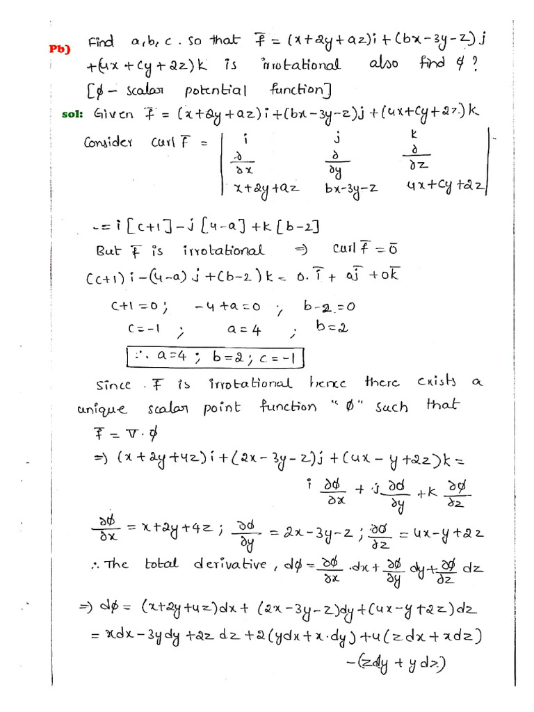 Curl-Irrotational-problems | PDF