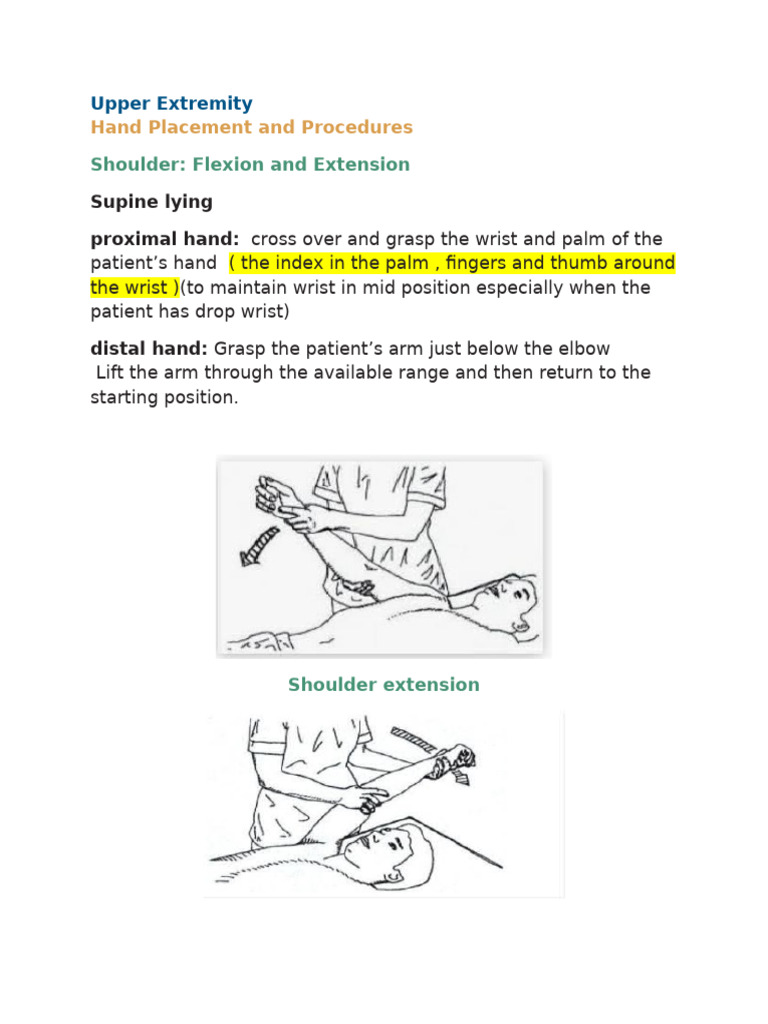 Passive Movement Practical | PDF | Anatomical Terms Of Motion | Elbow