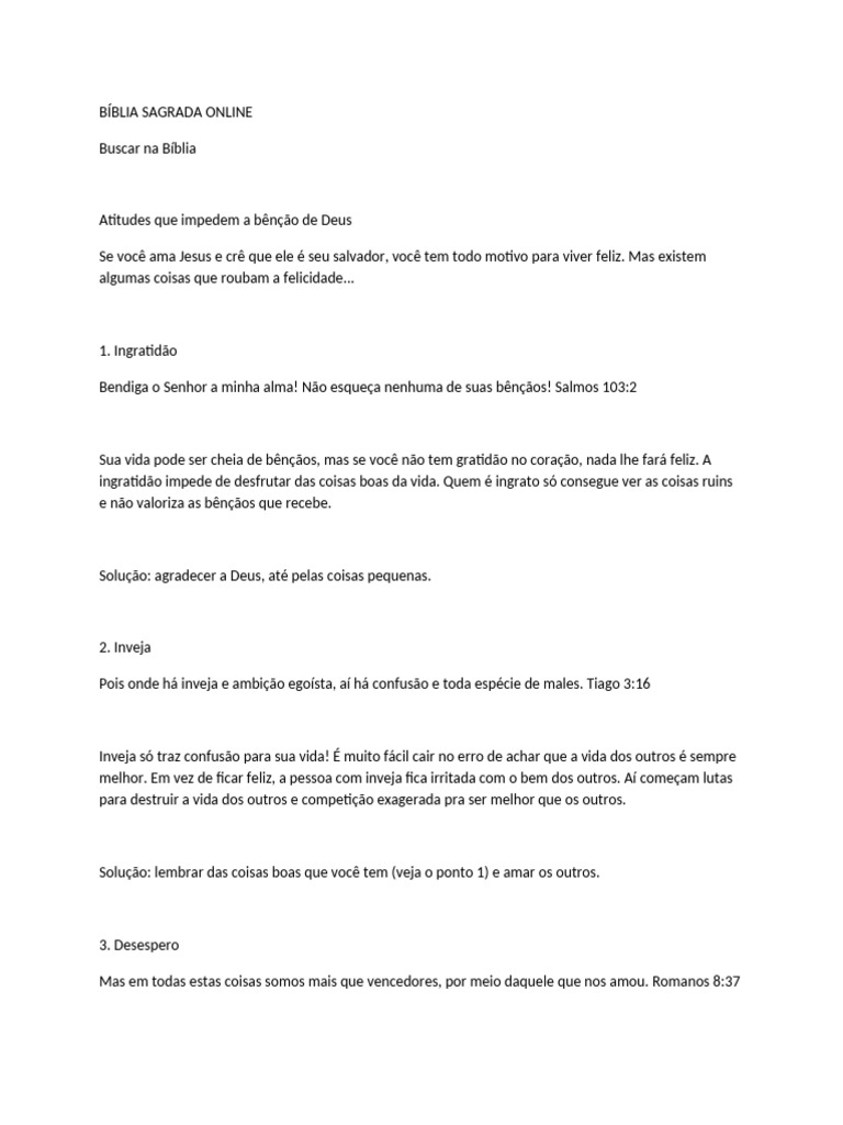 BÍBLIA SAGRADA | PDF