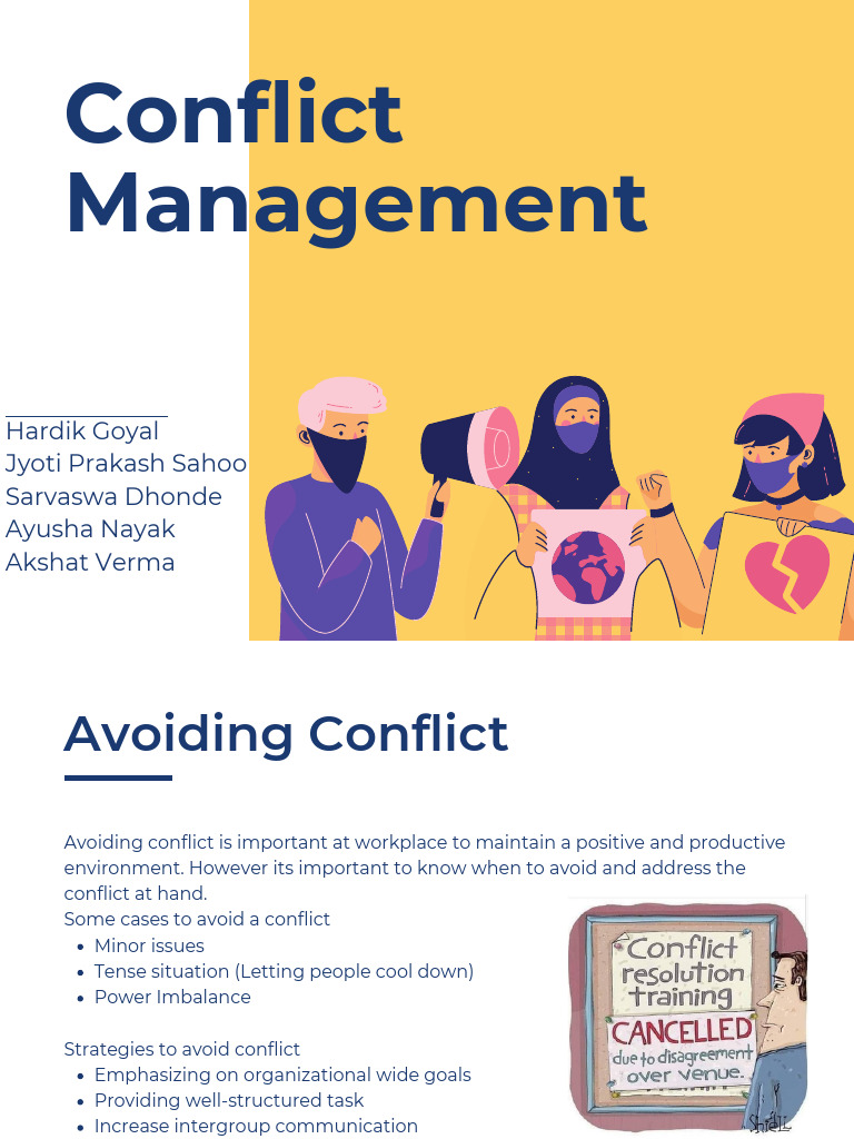 Conflict Management | PDF | Communication | Organizational Behavior