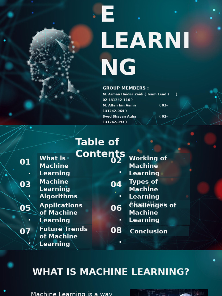 CP Presentation Affan, Hammad, Arman, Shayan | PDF | Machine Learning | Artificial Intelligence