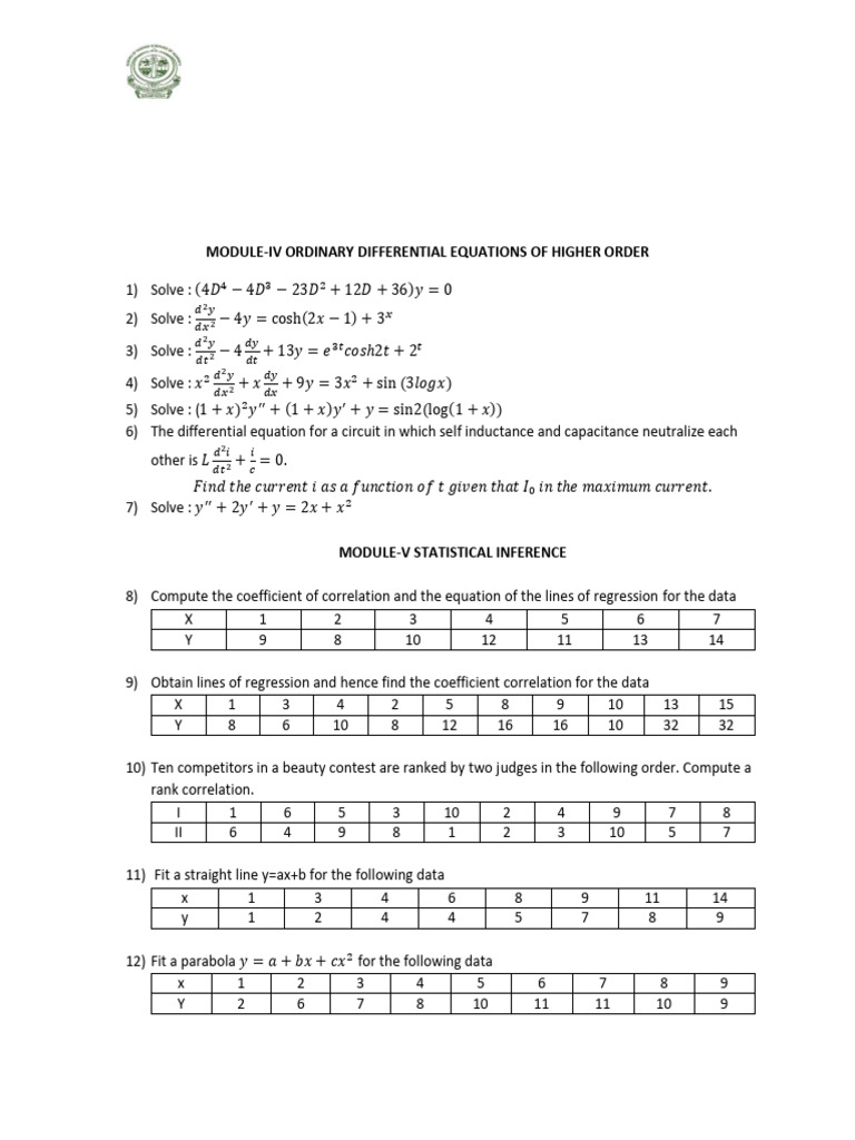 CIE-II ECE BANK | PDF | Mathematical Analysis | Mathematical Objects