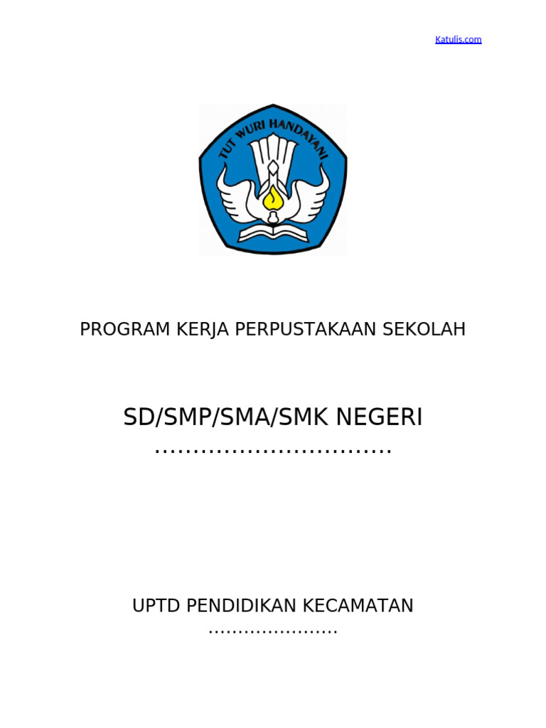 Program Kerja Perpustakaan Sekolah | PDF