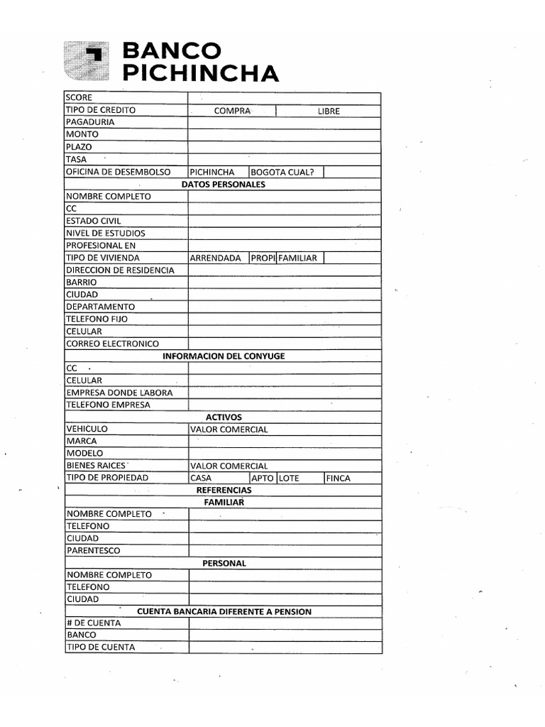 Paquete - Pichincha - Actualizado May 2024 | PDF | Bancos | Documento de identidad