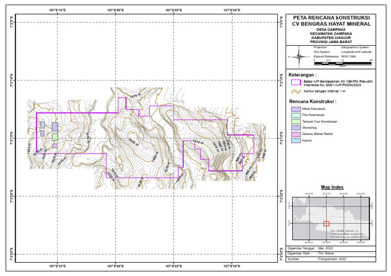 Peta Rencana Konstruksi | PDF