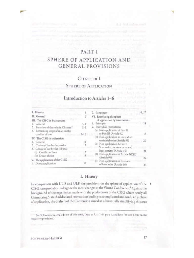 Application of Cisg | PDF