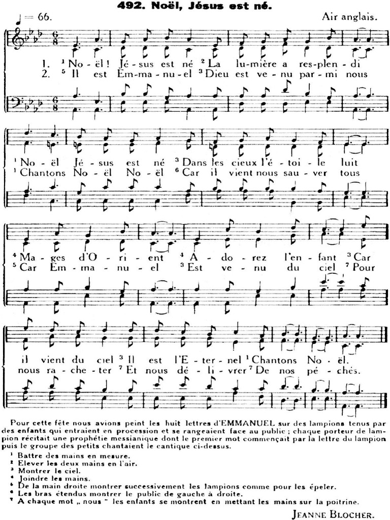 Af492 Noel Jesus Est Ne-Partition | PDF