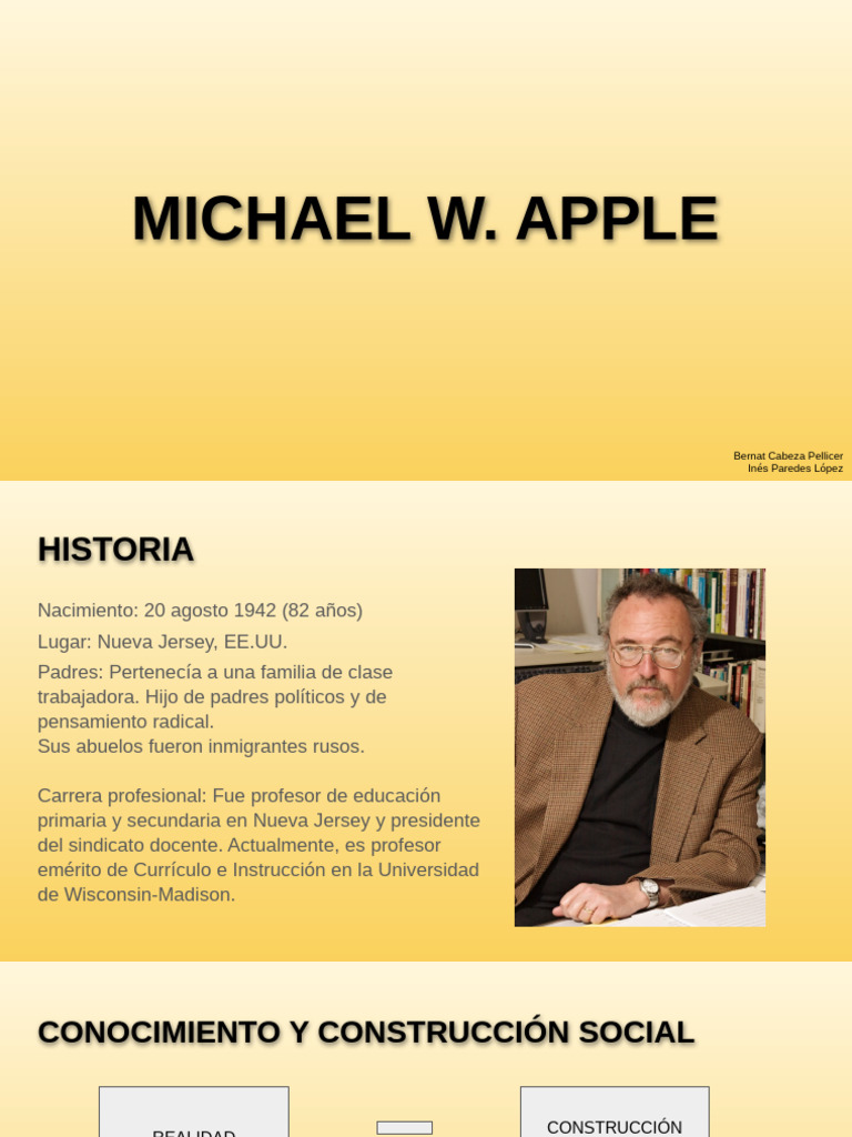Michael W. Apple | PDF | Plan de estudios | Educación en artes liberales