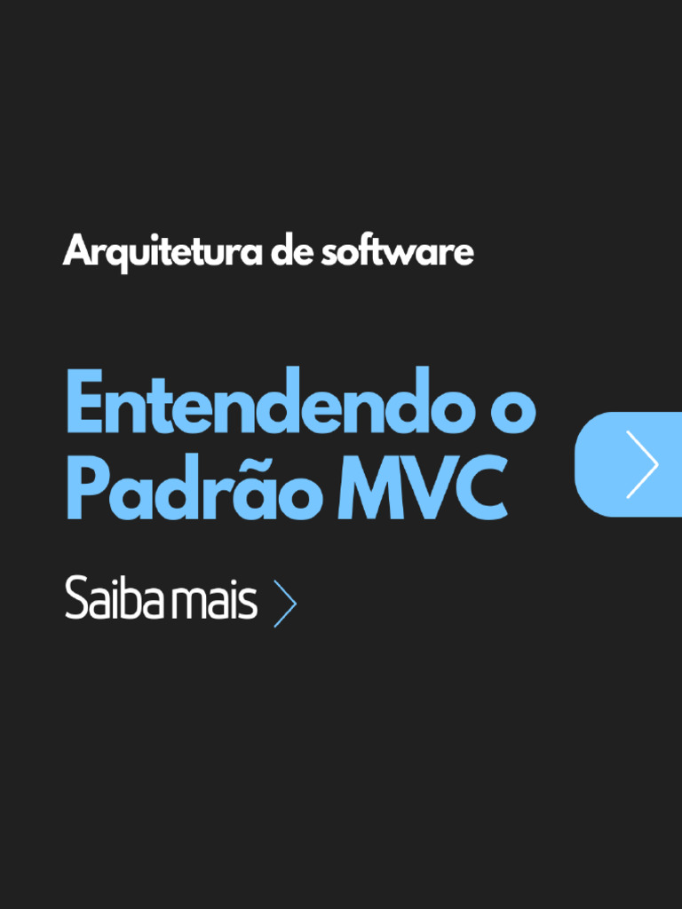 Entendendo o Padrão MVC | PDF
