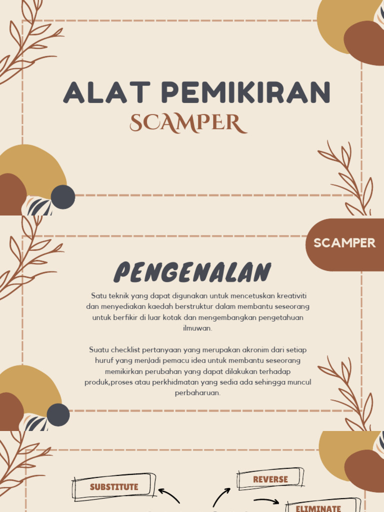 Presentation Scamper | PDF