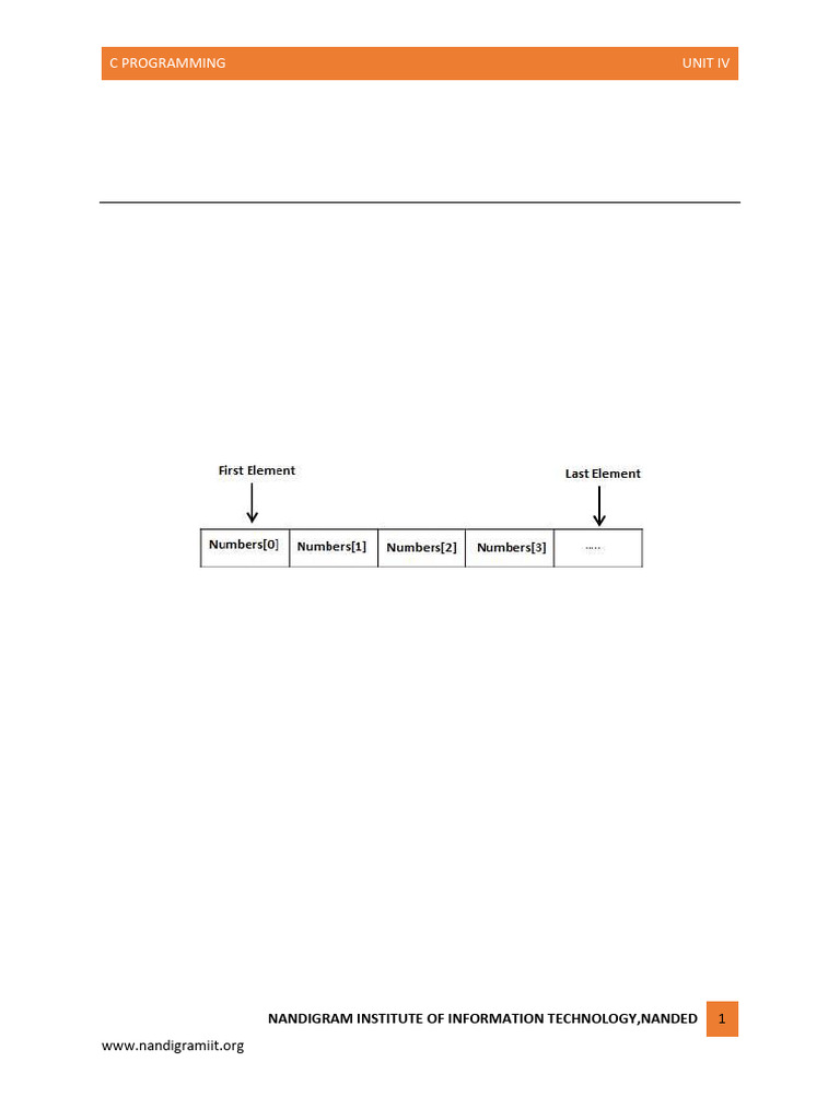 BCA_Sem1_C_Unit-IV | PDF | Integer (Computer Science) | Data Type BCA_Sem1_C_Unit-IV | PDF | Integer (Computer Science) | Data Type