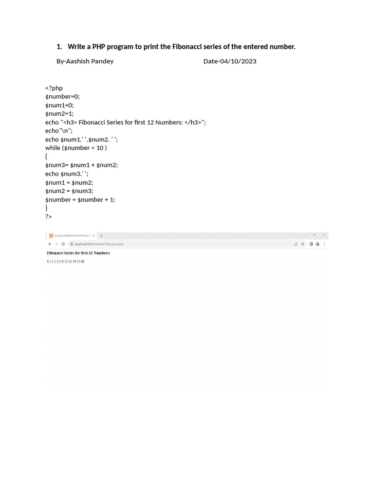 1st Practical Full Aashish | PDF