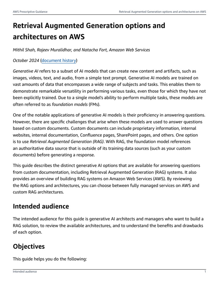 Retrieval Augmented Generation Options Good 5 38 | PDF | Information ...