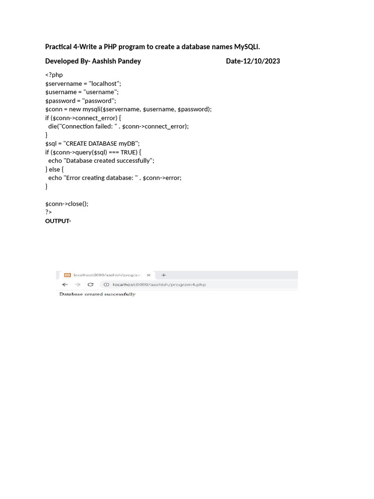 Practical 4 Aashish | PDF Practical 4 Aashish | PDF