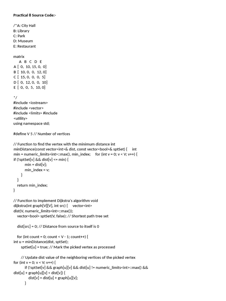 DSA - Practical 8 | PDF