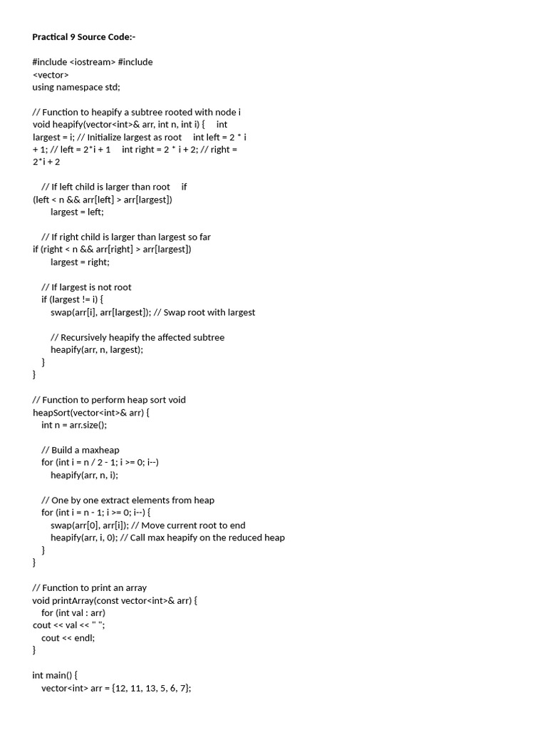 DSA_Practical 9 | PDF