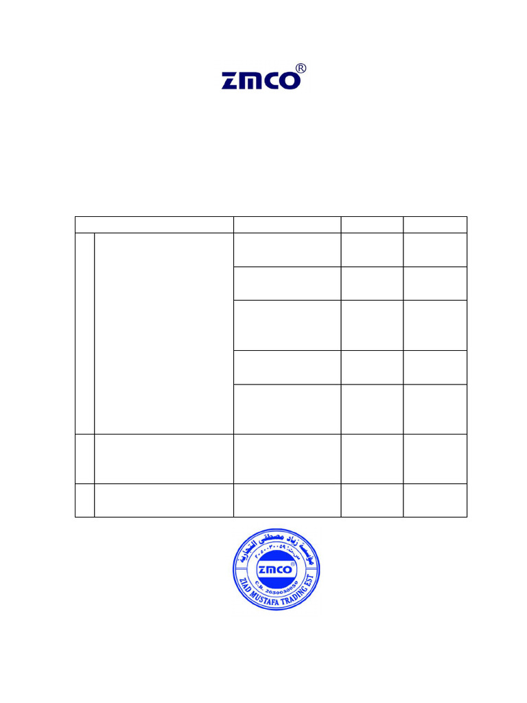 ZMCO Glass Clamp Technical Data Sheet | PDF