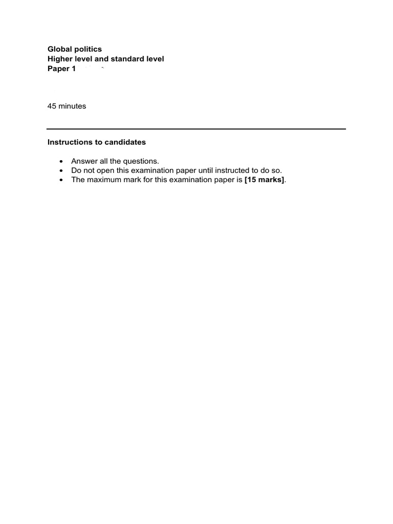 Paper 1 Exam Retake - Venezuela | PDF | Nicolás Maduro | Venezuela