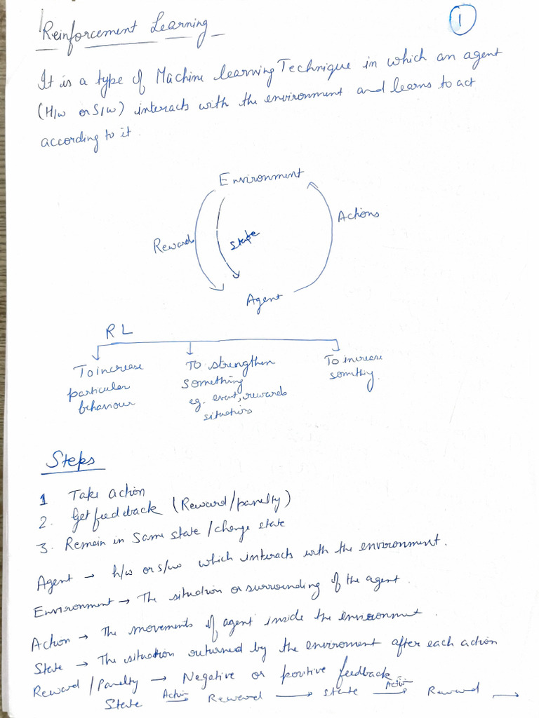 Reinforcement Learning | PDF