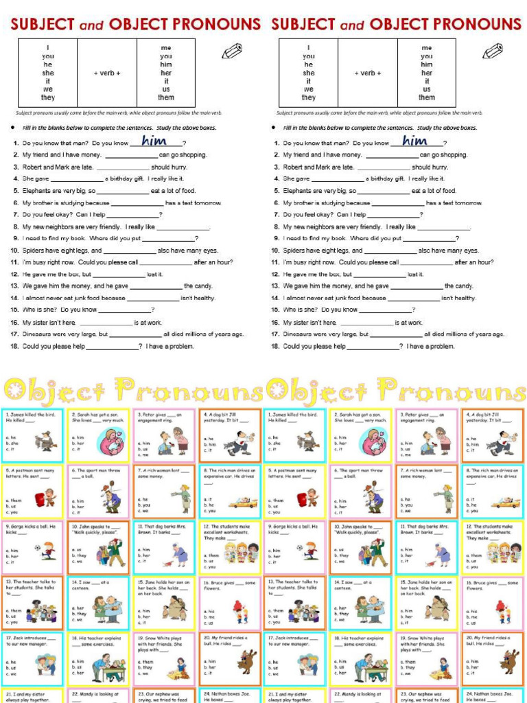 Object Pronouns | PDF