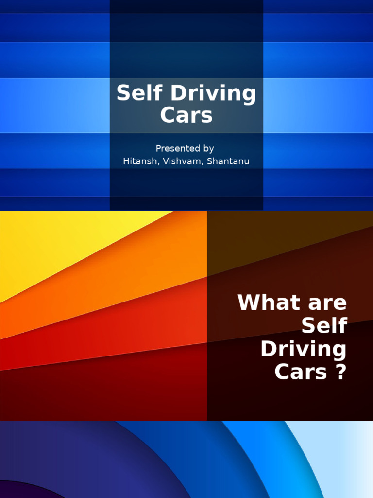 Self-Driving Cars Explained | PDF
