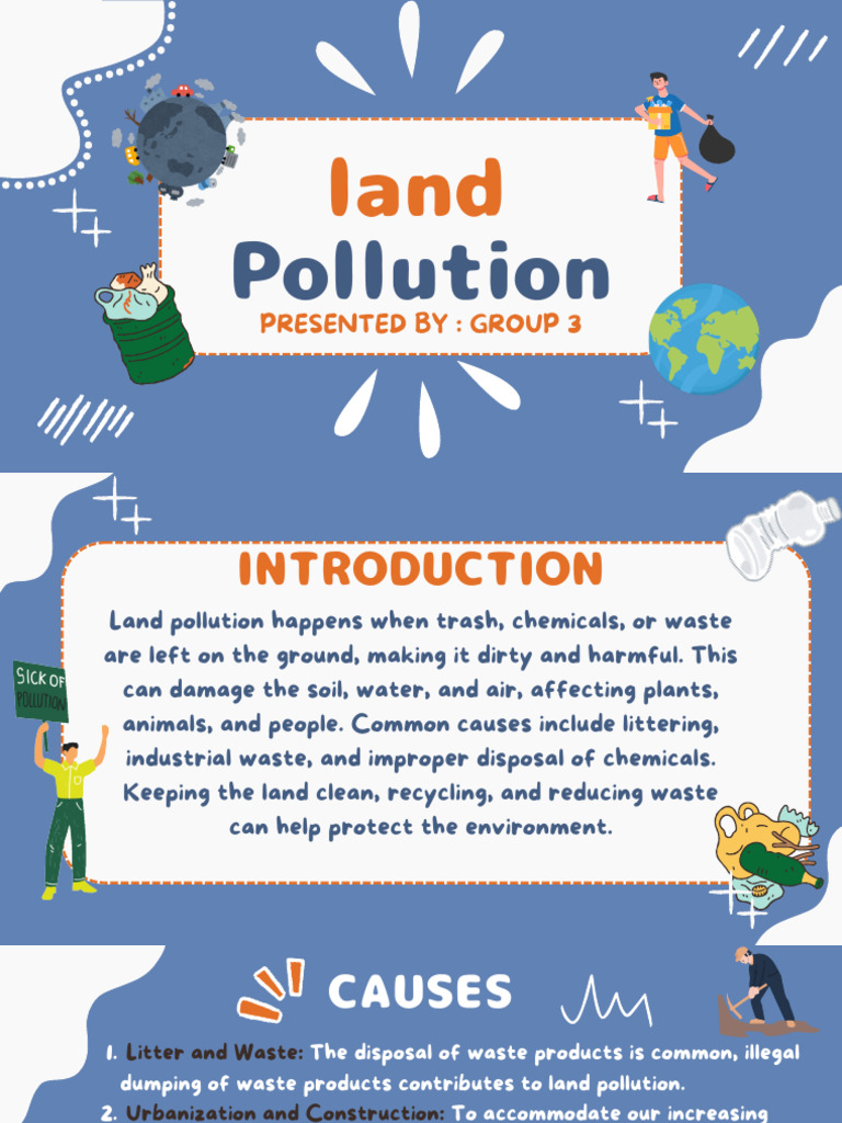 Geography (Land Pollution) Project | PDF
