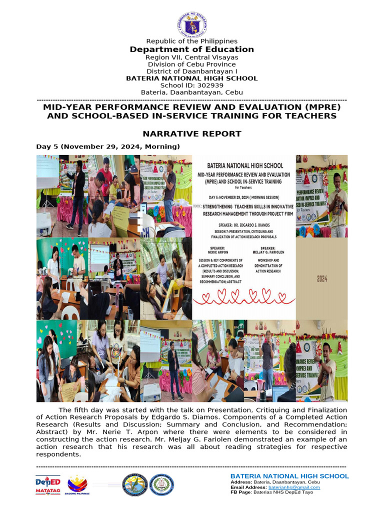 Inset Narrative 2024 Day 5 | PDF