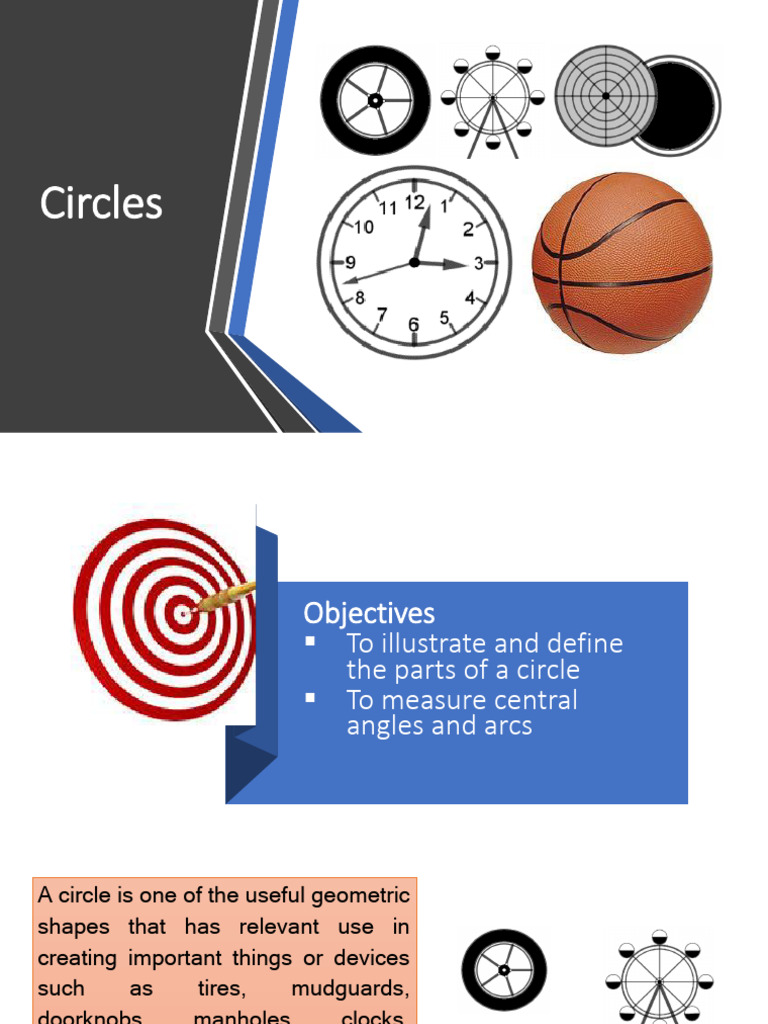 Circles Central Angles | PDF | Angle | Tangent