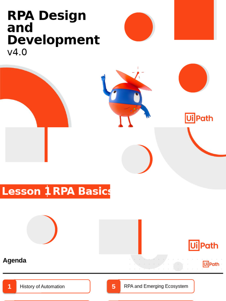 Lesson 1 - RPA Basics | PDF | Automation | Artificial Intelligence