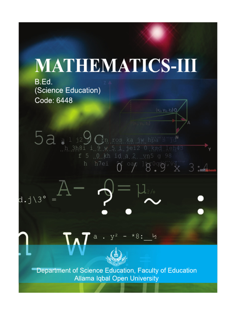 College Math 3 | PDF | Ellipse | Analytic Geometry