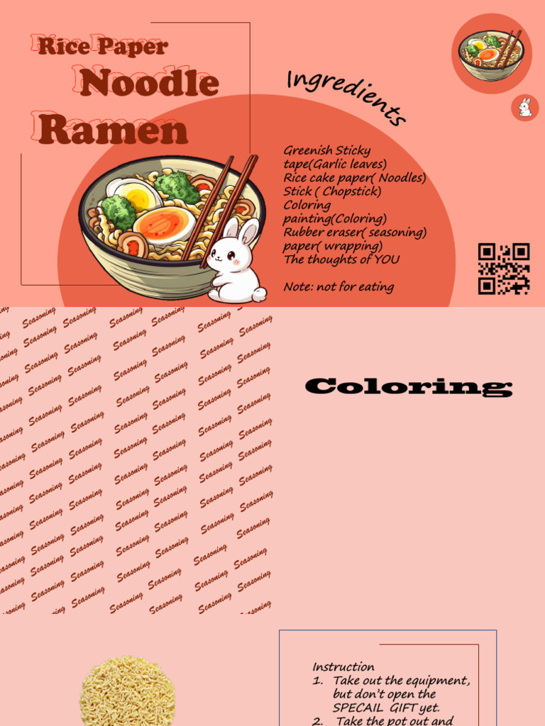Creative Rice Paper Craft Instructions | PDF
